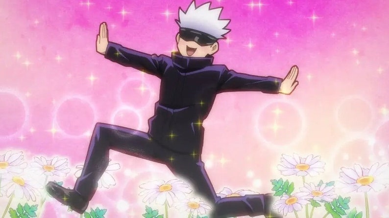 Gojo Satoru Black Glasses Round Lens Anime Cosplay | Etsy Singapore