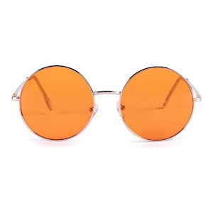 Orange Circle Sunglasses | Jo Togame | Anime Cosplay Eyewear ...
