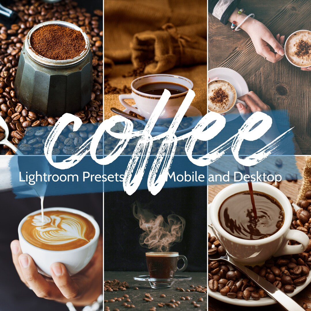 10 Premium Coffee Lightroom Presets for Desktop and Mobile. Bright Warm ...