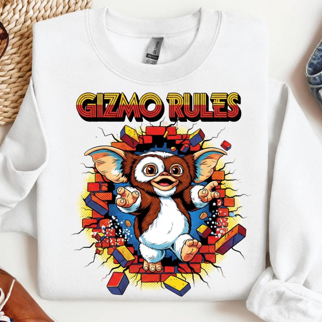 Gizmo Rules PNG: 80s Gremlins Cartoon (digital Download) - Etsy