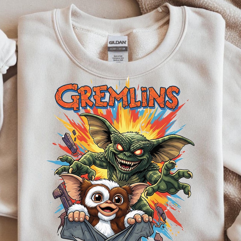 Retro Gremlins Art - Etsy UK