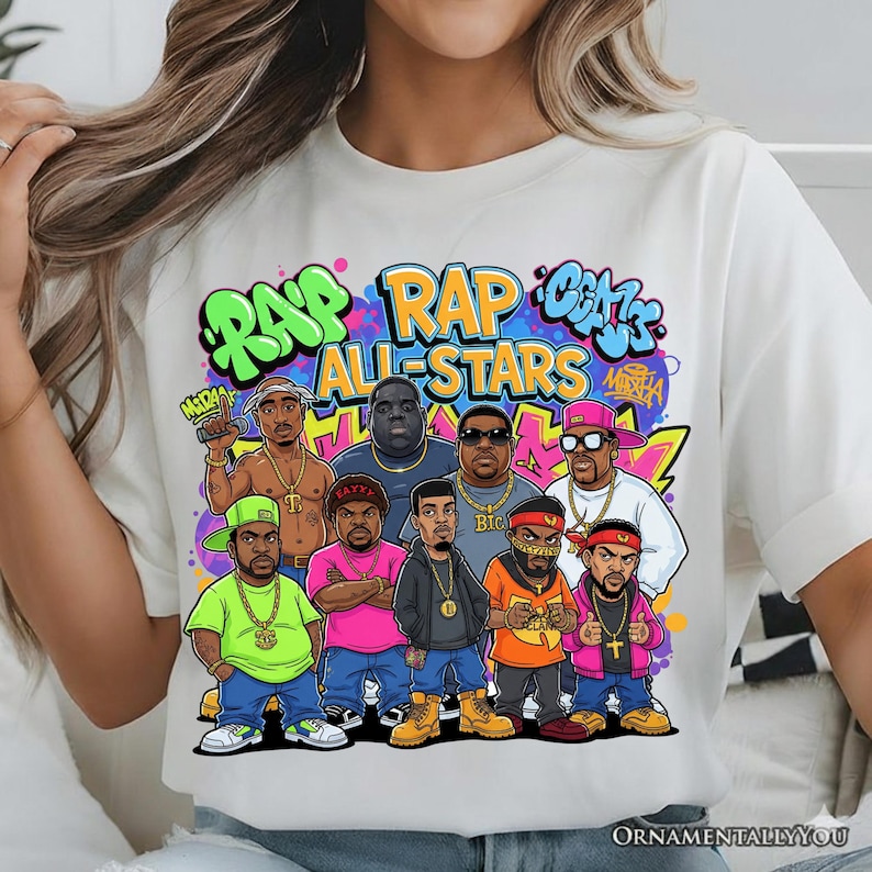 90s Hip Hop Legends PNG Bundle: Retro Rap T-shirt Designs (digital ...