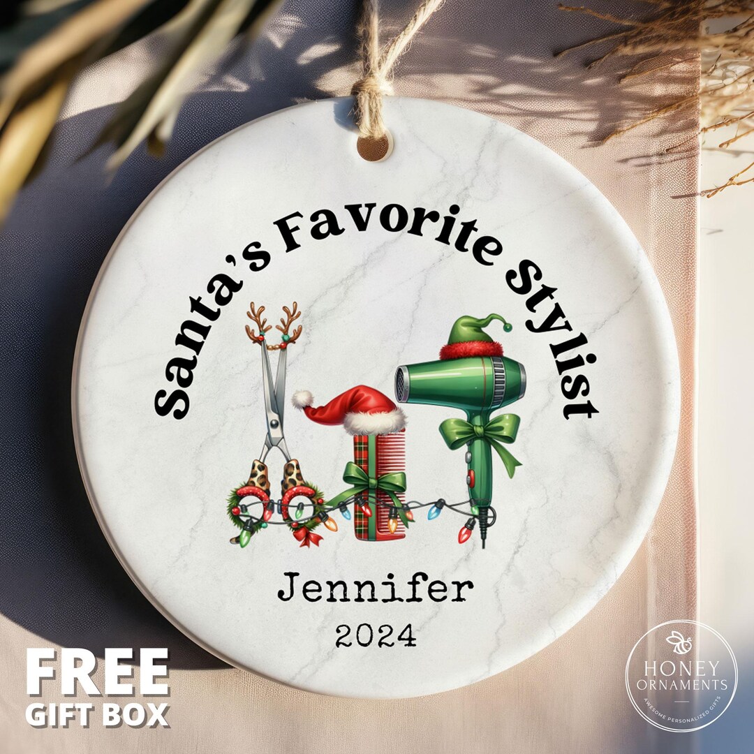 Hairstylist Ornament, Hairdresser Gift, Hairstylist Gift, Hairdresser ...