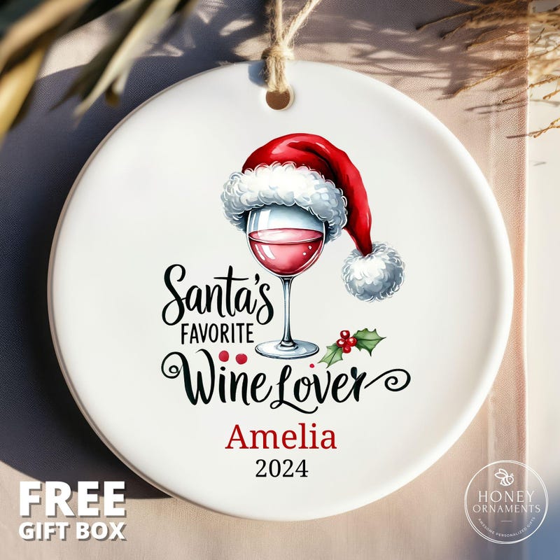 Red Wine Lover Ornament - Etsy