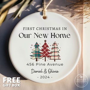 First Christmas in Our New Home Ornaments, 2025 New Home Christmas ...