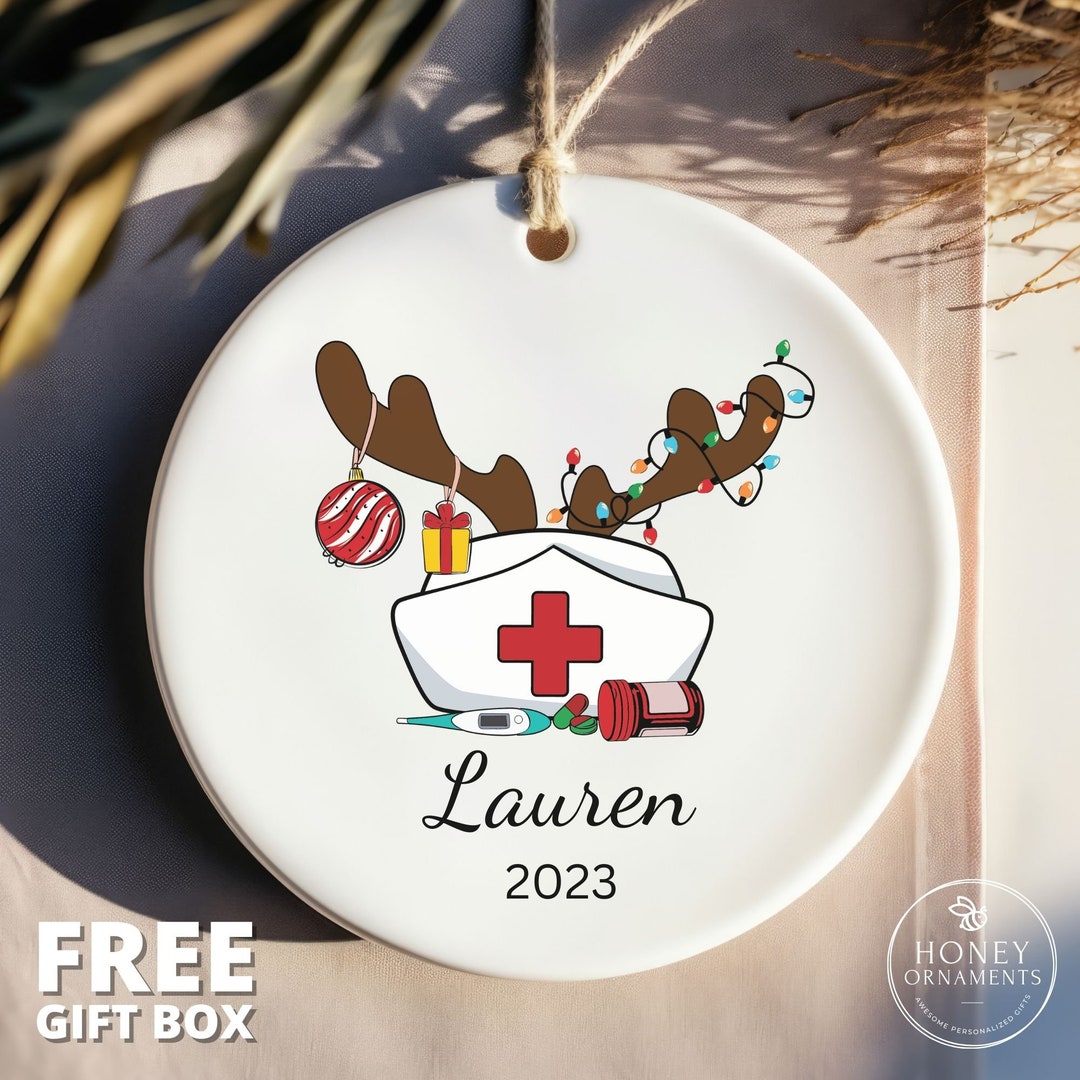 Personalized Nurse Christmas Ornament, Nurse Christmas Gift, Nurse ...