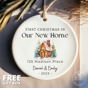 New Home Ornament - First Home Ornament - First Christmas - Our First ...