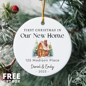 New Home Ornament, First Christmas in Our New Home Ornament 2025, Our ...