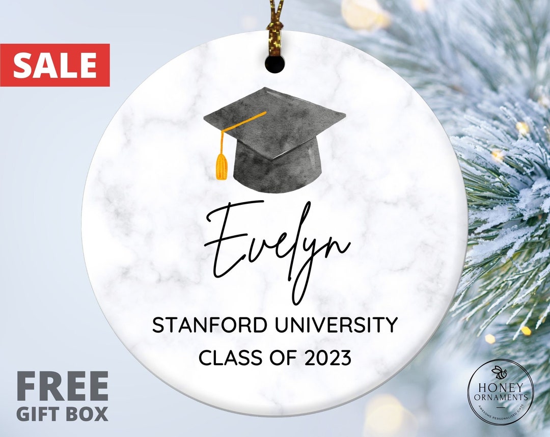 Graduation Ornament, Graduation Keepsake, Personalized Name, College ...