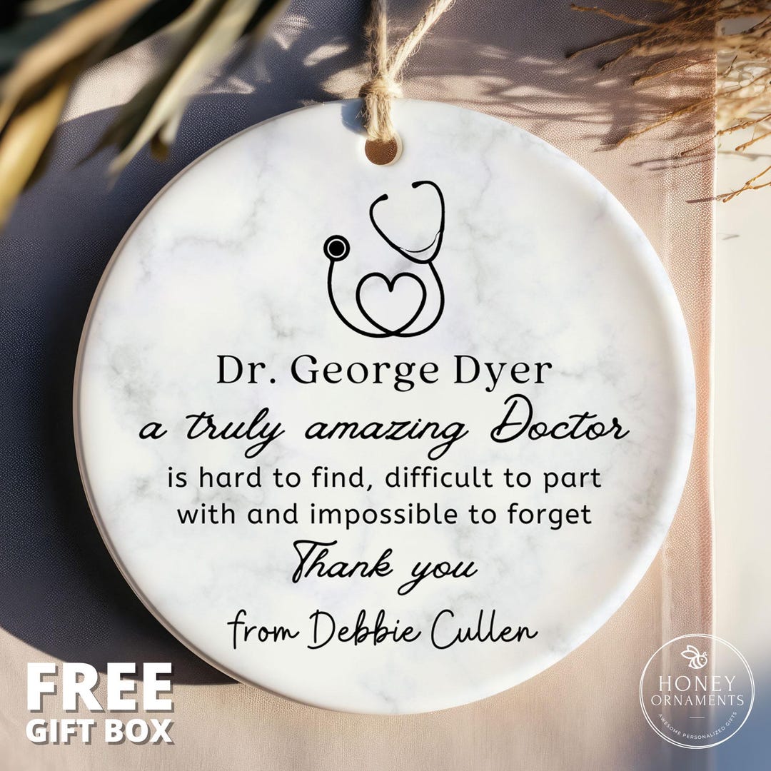 Thank You Gift for Doctor, Doctor Appreciation Gift, Doctor Gift ...