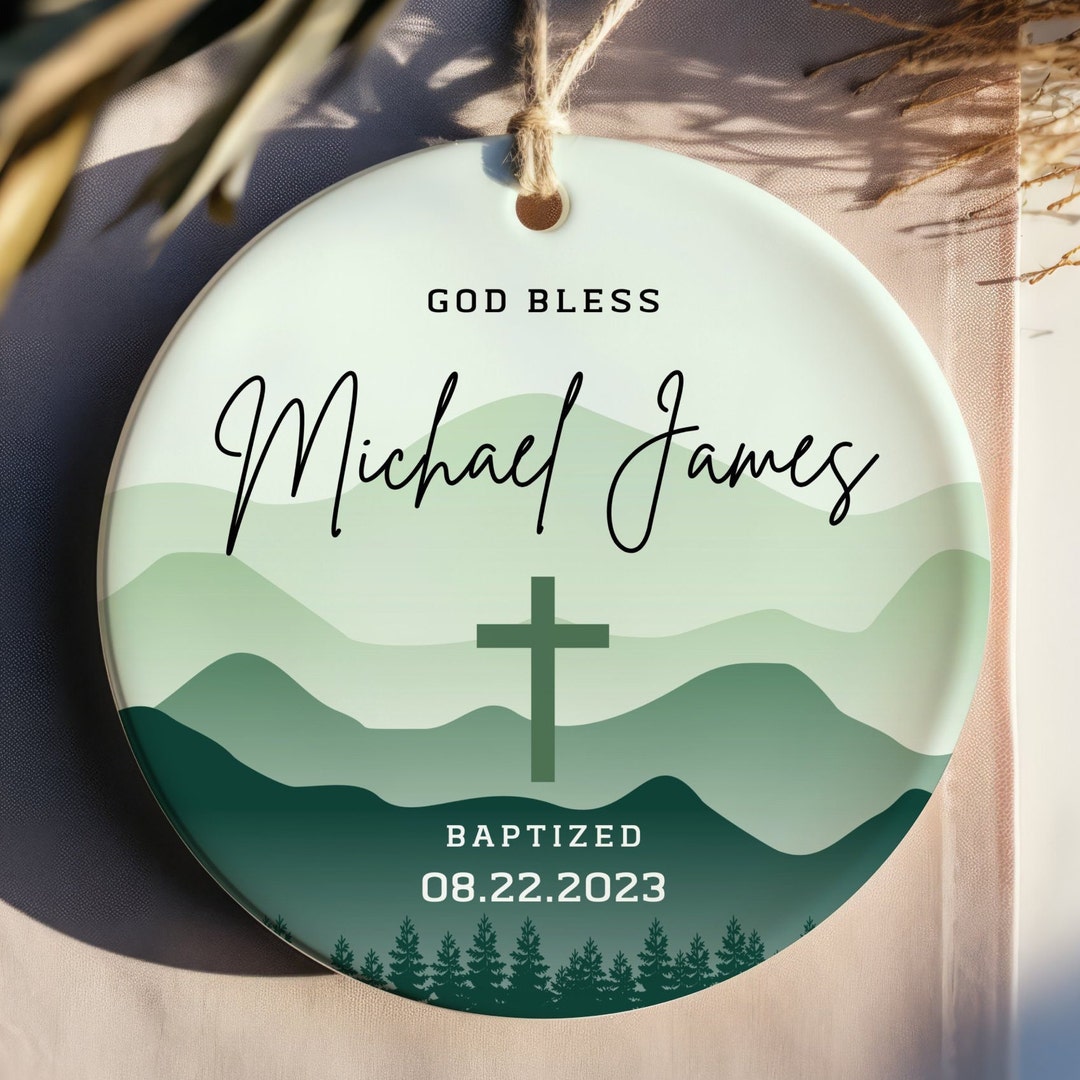 Personalized Baptism Gift for Boy, Custom Christening Gift, Baptism ...