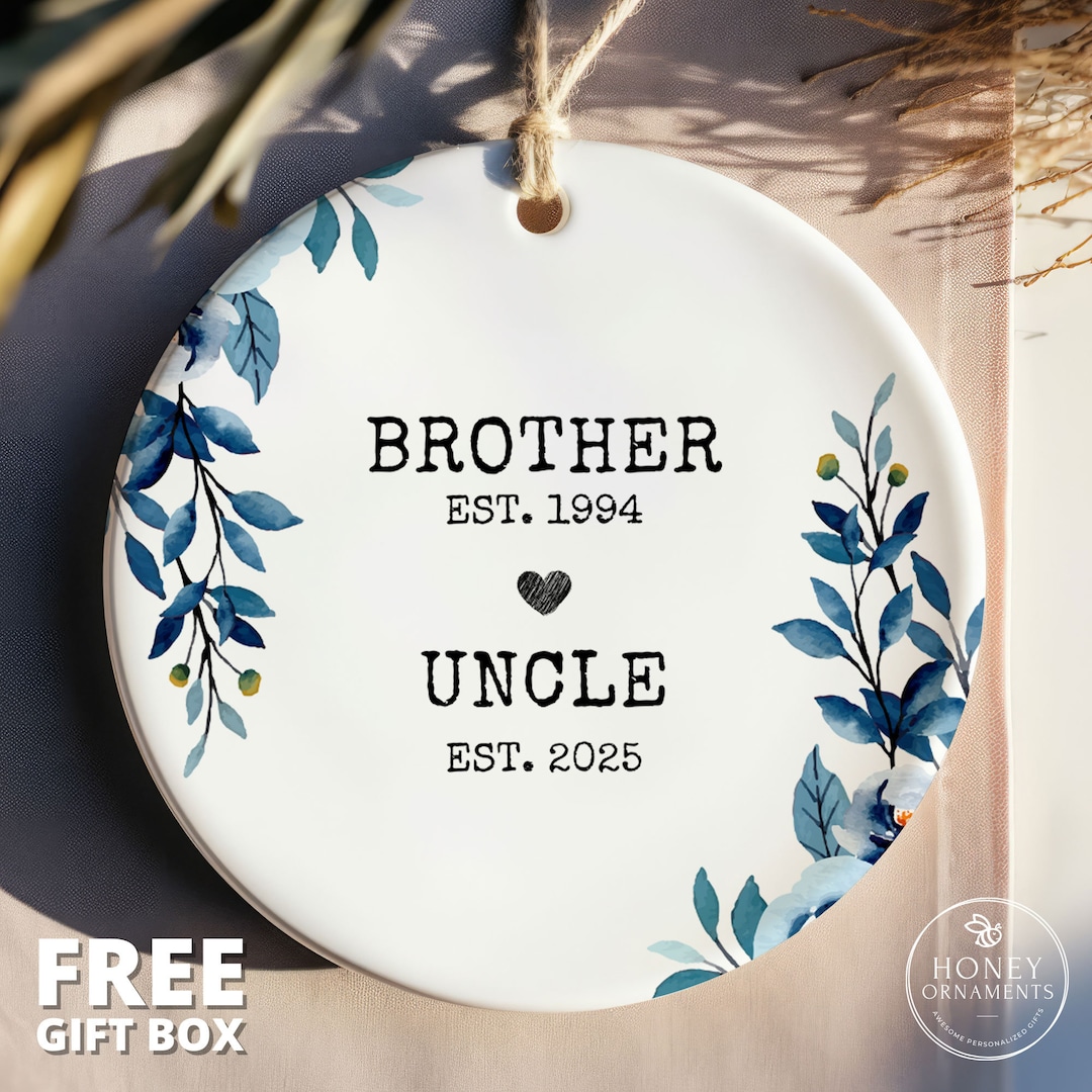 Promoted to Uncle Gift, Brother to Uncle Ornament, Pregnancy ...