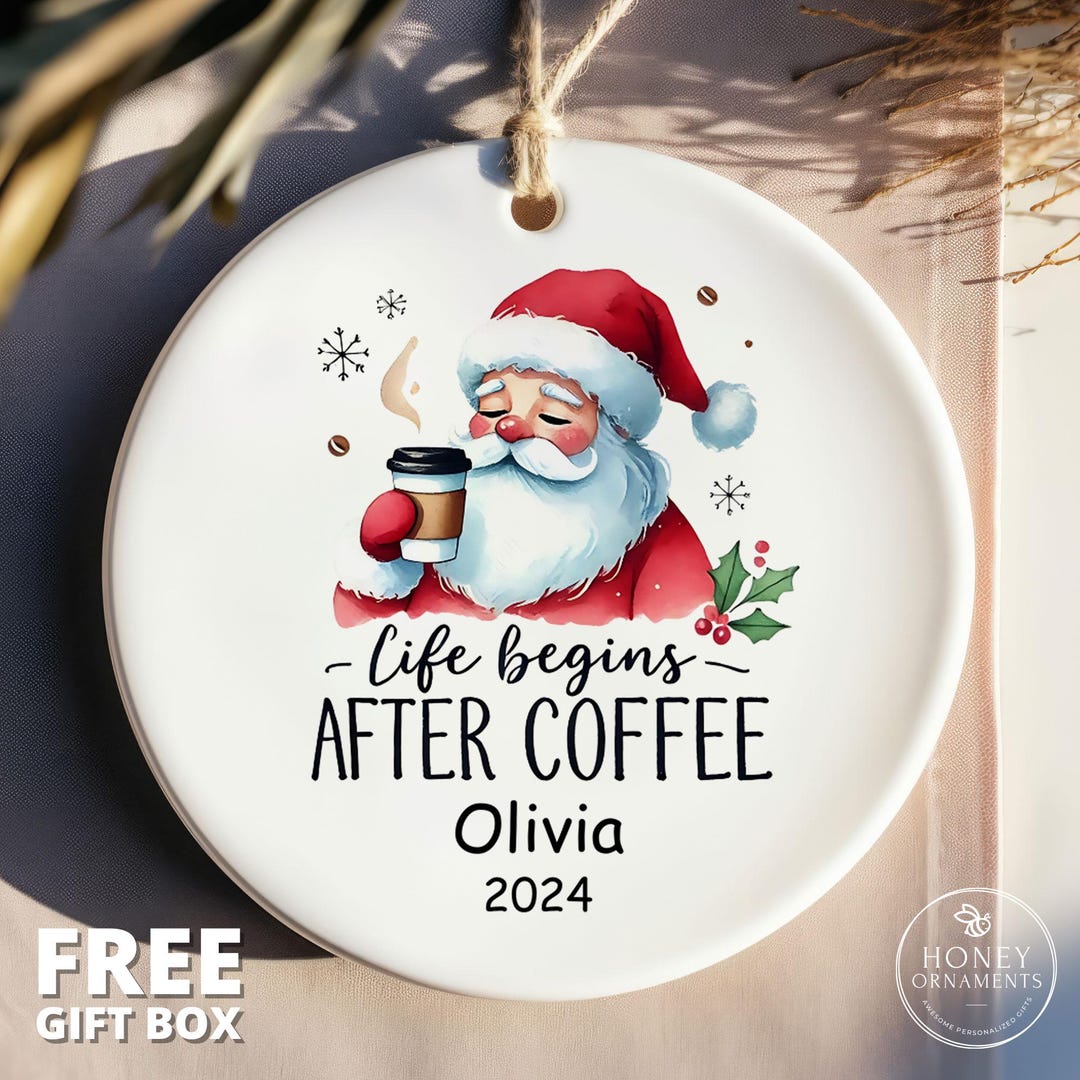 Life Begins After Coffee Lover Gift for Her, Coffee Addict Gift for Him ...