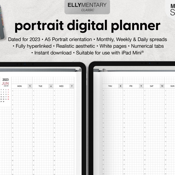 Ipad Mini Planner - Etsy