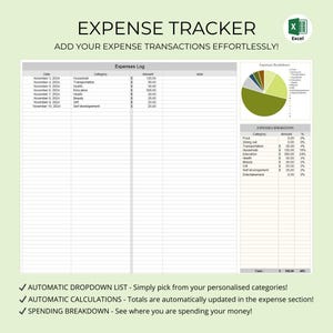 Family Budget Excel, Income and Expense Tracker, Bills Spreadsheet, Debt Budgeting, Savings ...