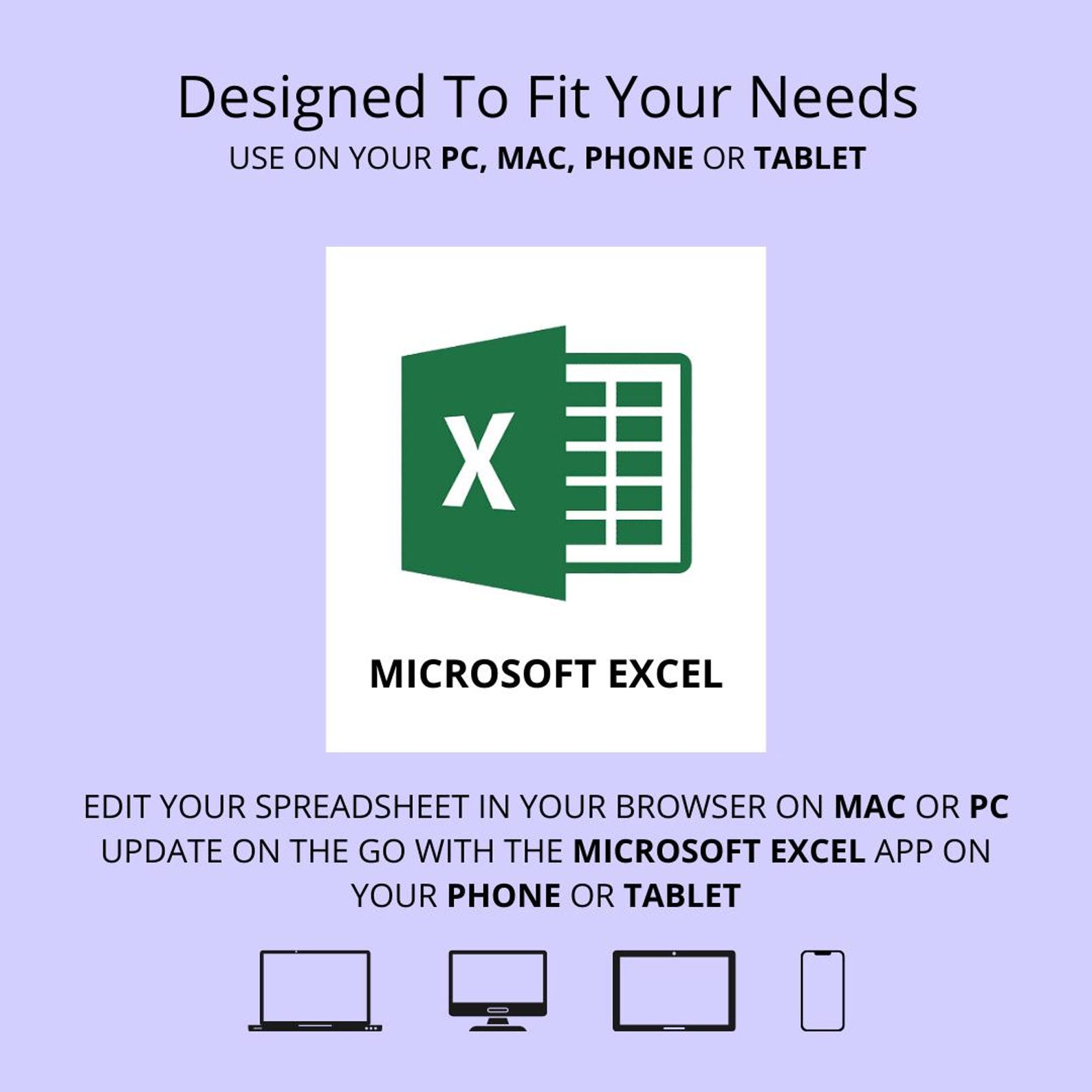 Budget Planner Excel With Formulas, Simple Budget Tracker, Saving Debt ...