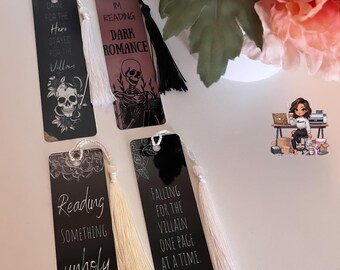 10 Printable Dark Romance Bookmarks, Double-sided Bookmarks, Instant ...