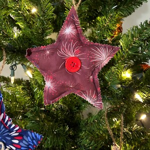 Patriotic Star Ornaments for That Patriotic Seasonal Tree - Set of 5 ...