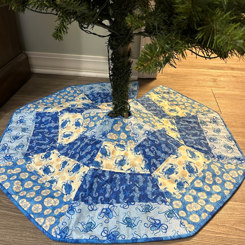 Coastal Tree Skirt - Etsy