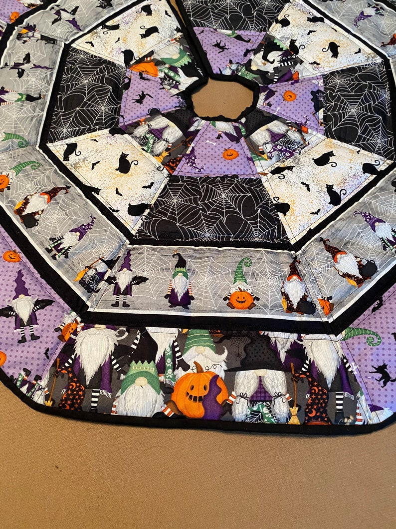 Gnomes in a Row With Spider Webs in the Background Halloween - Etsy