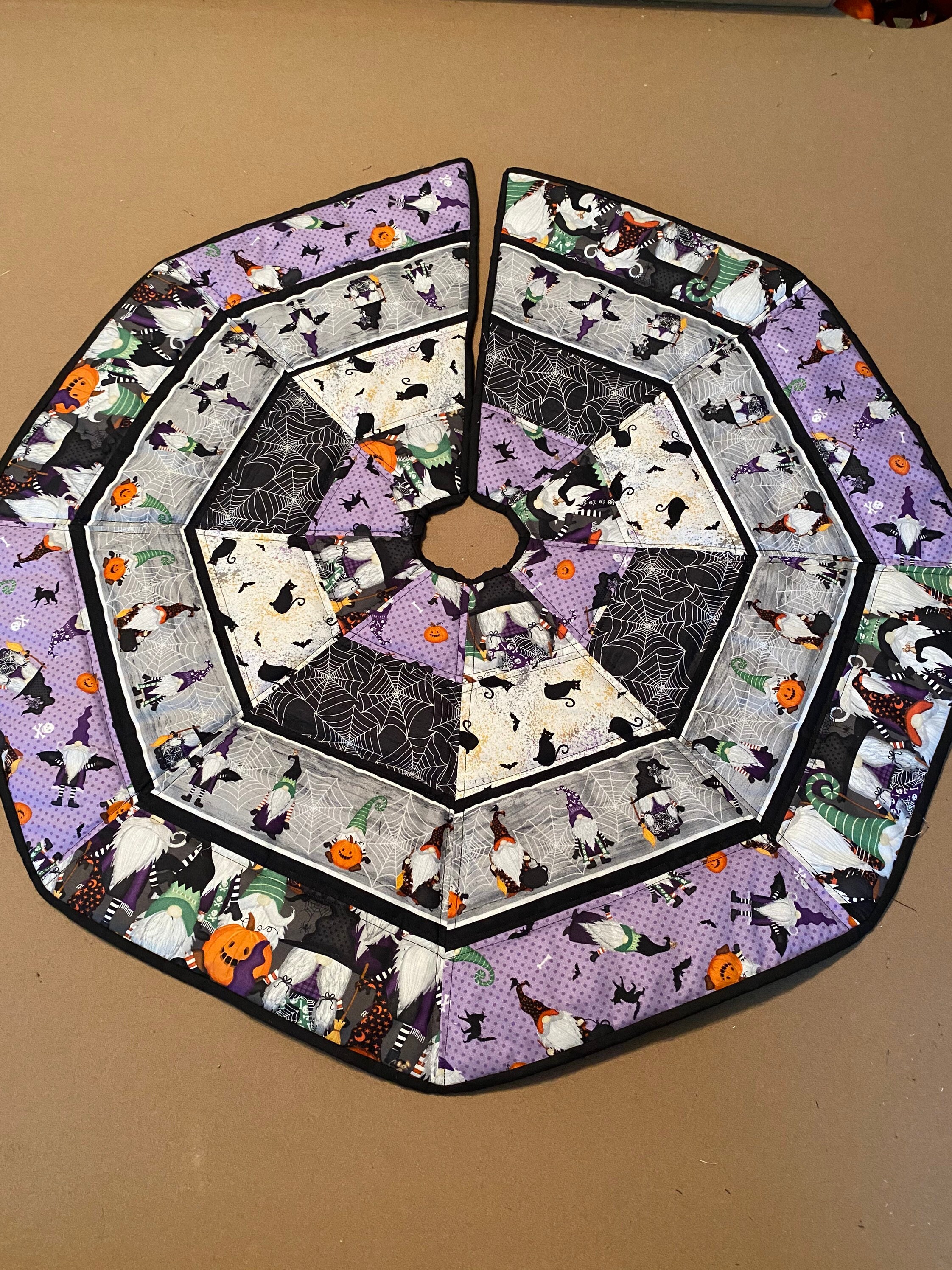 Gnomes in a Row With Spider Webs in the Background Halloween - Etsy