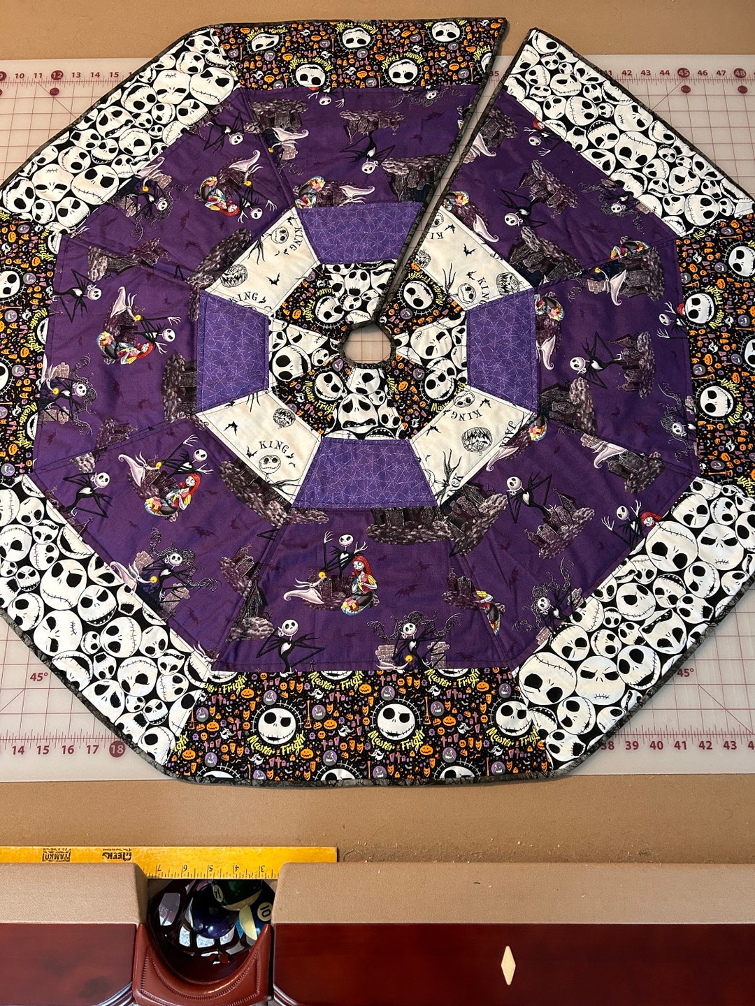 NBC Jack and Sally Showing Their Affection for Each Other Tree Skirt ...