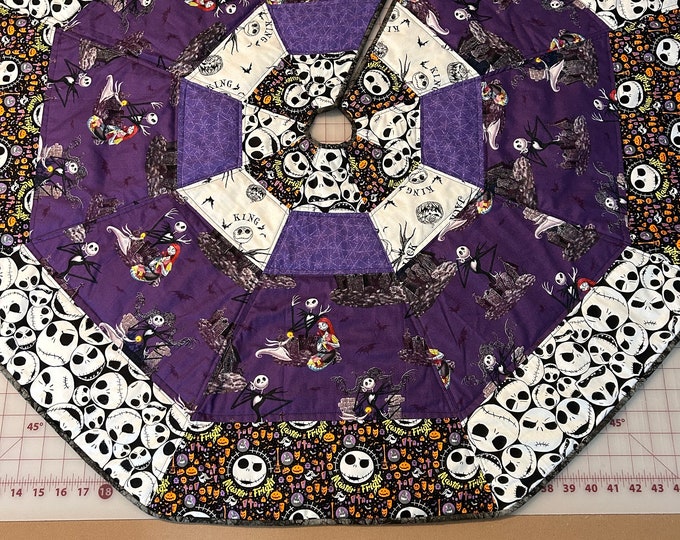 NBC Jack and Sally Showing Their Affection for Each Other Tree Skirt ...