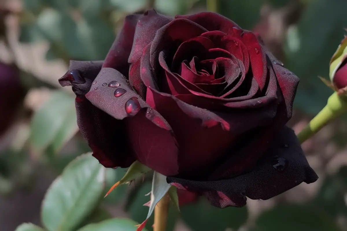 Black magic roses store