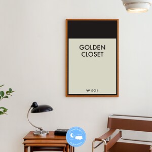 BTS Jungkook Golden Closet Monopoly Poster - Wall Art, Bts Poster, Army ...