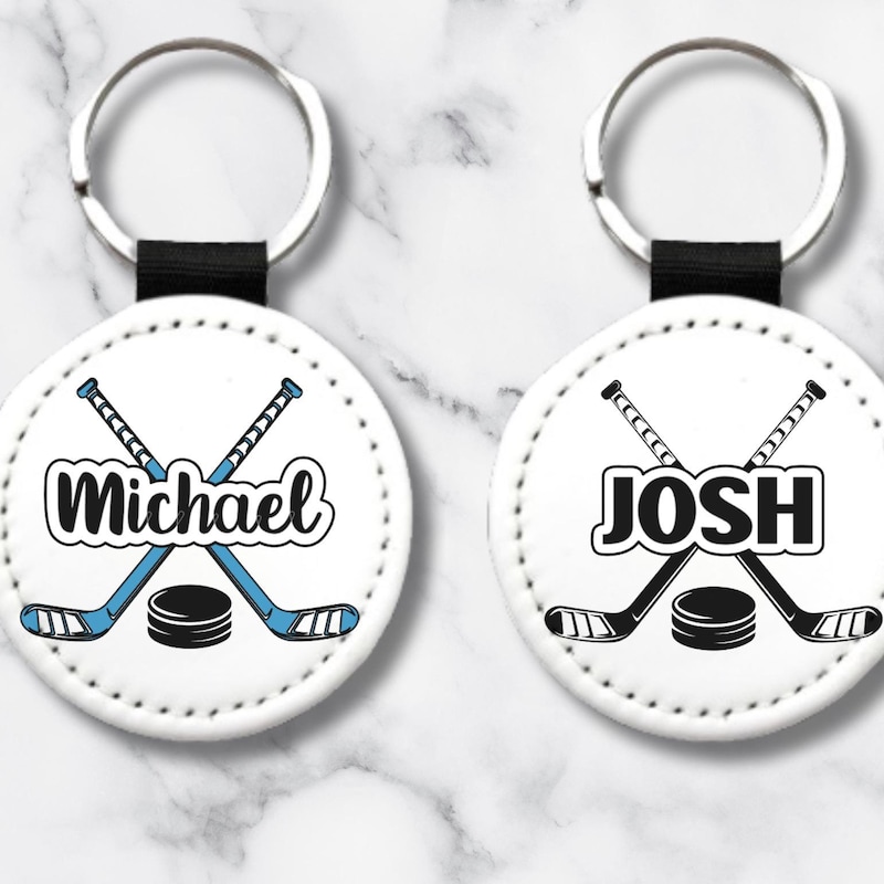 Custom Hockey Key Rings - Etsy