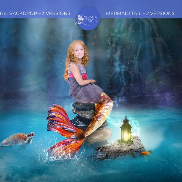 Mermaid Photoshoot Backdrop - Etsy
