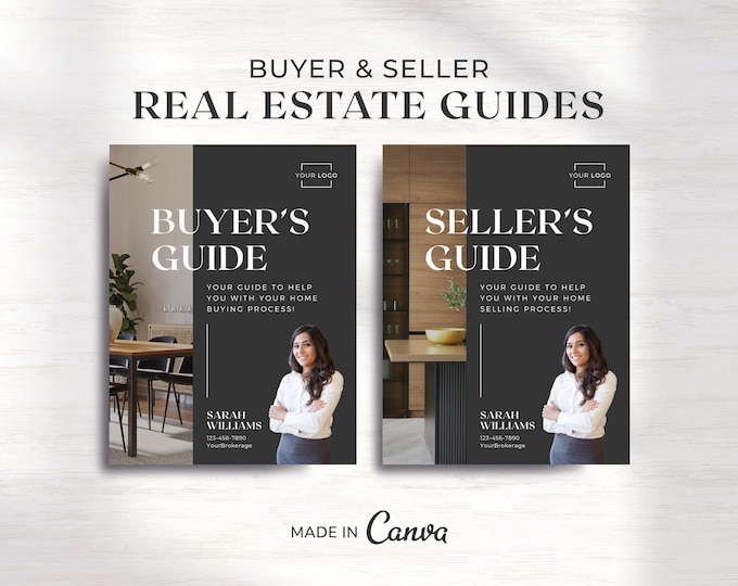 Real Estate Buyer and Seller Guide, Realtor Buyer Packet & Seller, Home ...