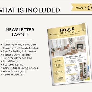 Real Estate June Newsletter | Real Estate Marketing | Realtor Template ...