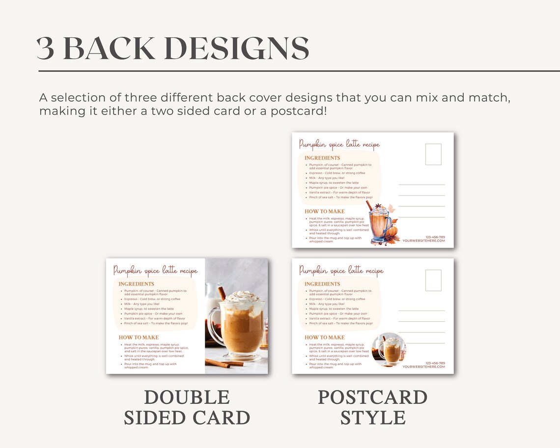 Real Estate Fall Pumpkin Spice Postcard | Real Estate Marketing | Fall ...