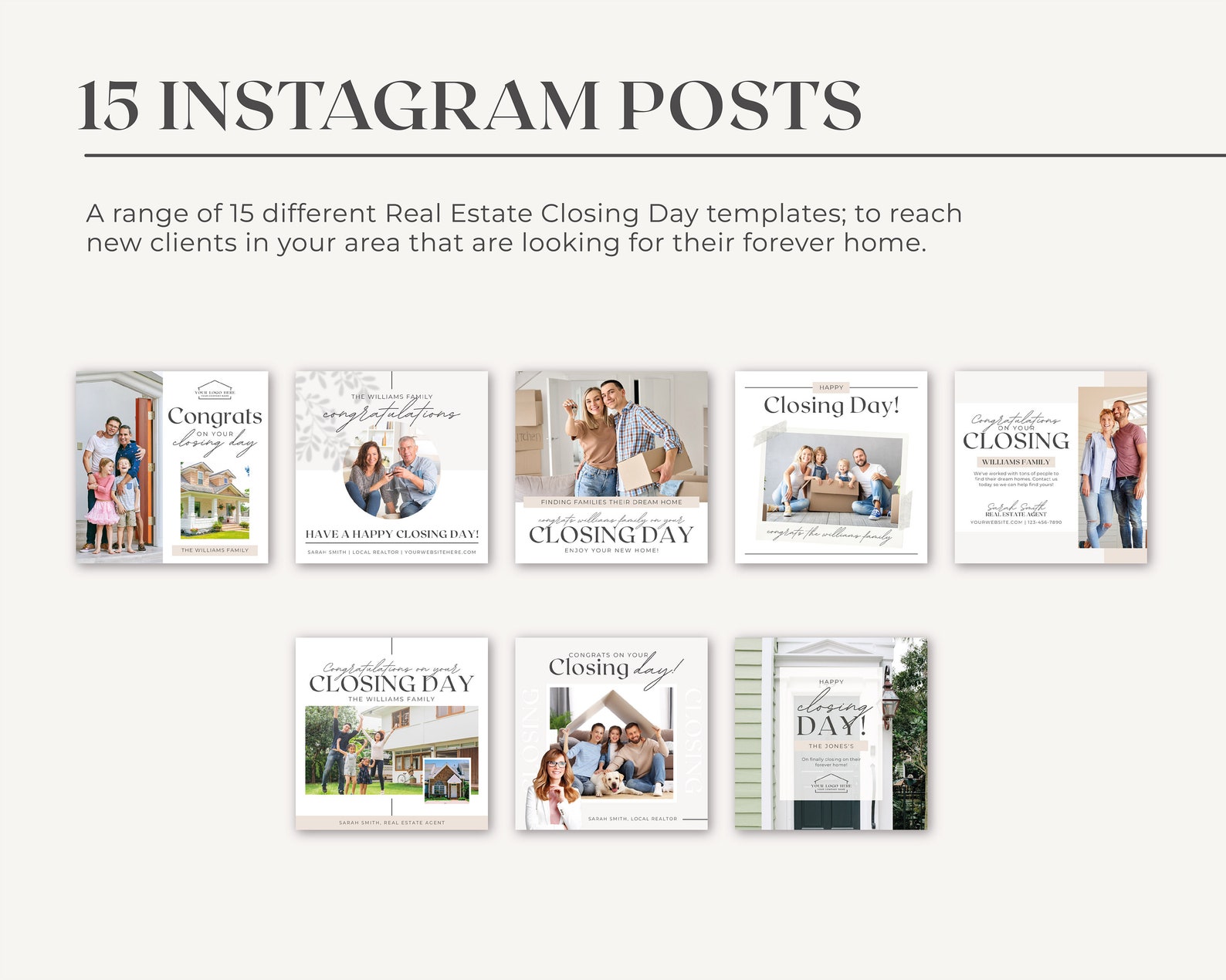15 Closing Day Instagram Posts | Real Estate Social Media | Real Estate ...