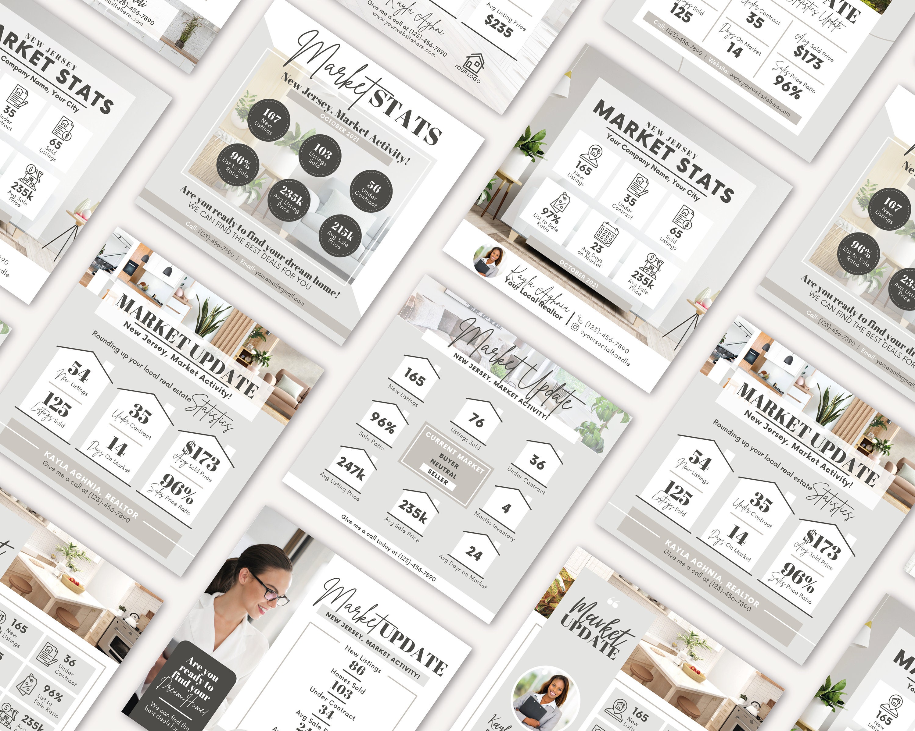 10 Market Update Realtor Instagram Posts Real Estate Agent | Etsy