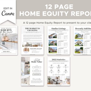 Real Estate Equity Guide | CMA Packet Clients | Real Estate Marketing ...