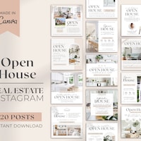 Open House Instagram Post Template - Etsy