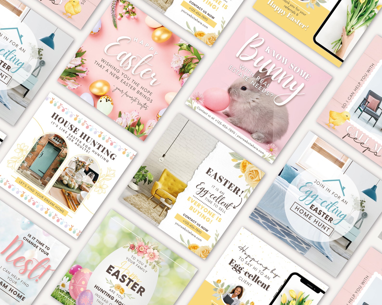 12 Easter Realtor Instagram Posts Real Estate Social Media - Etsy