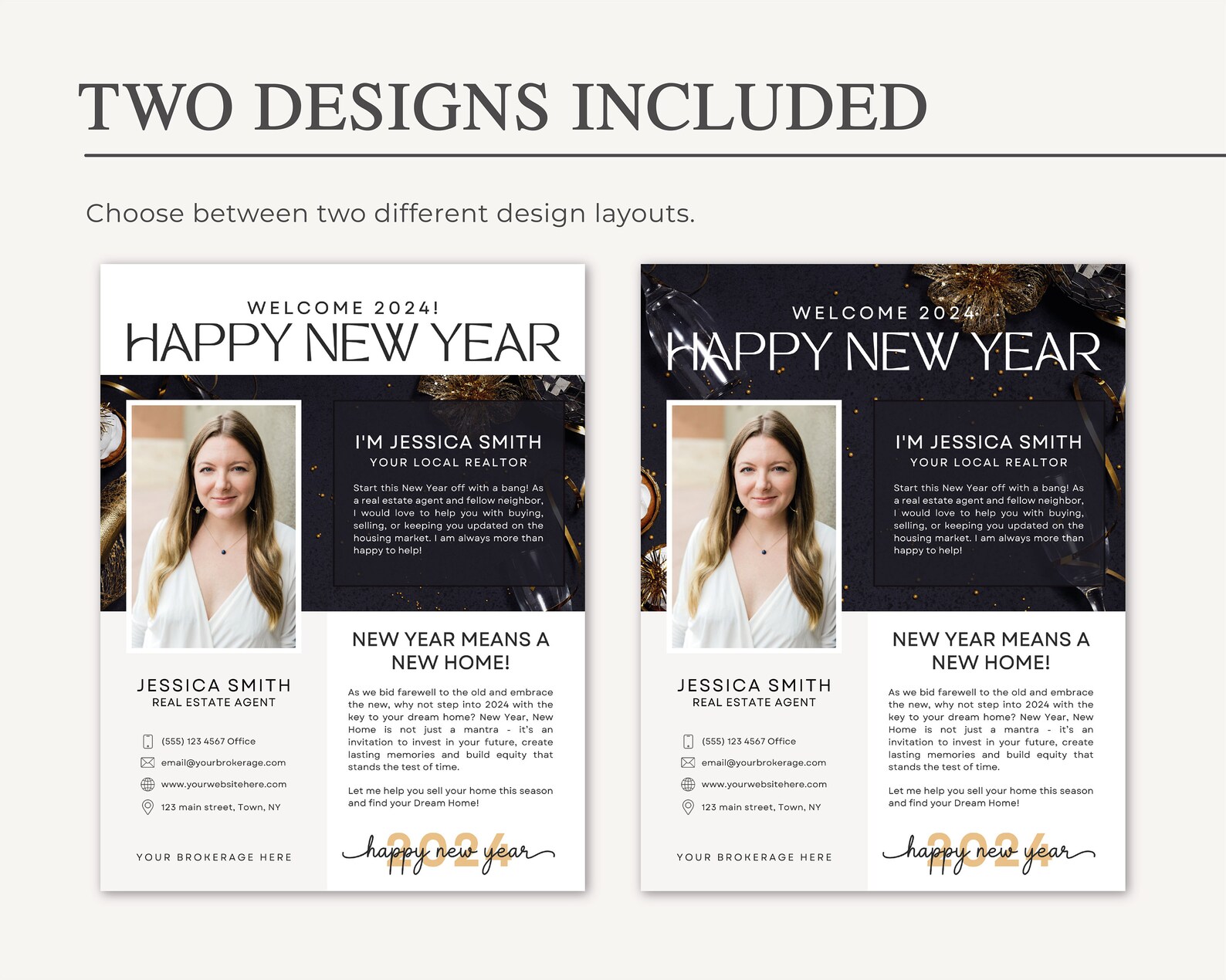 New Year New Home Flyer | New Year Real Estate Flyer | Realtor ...
