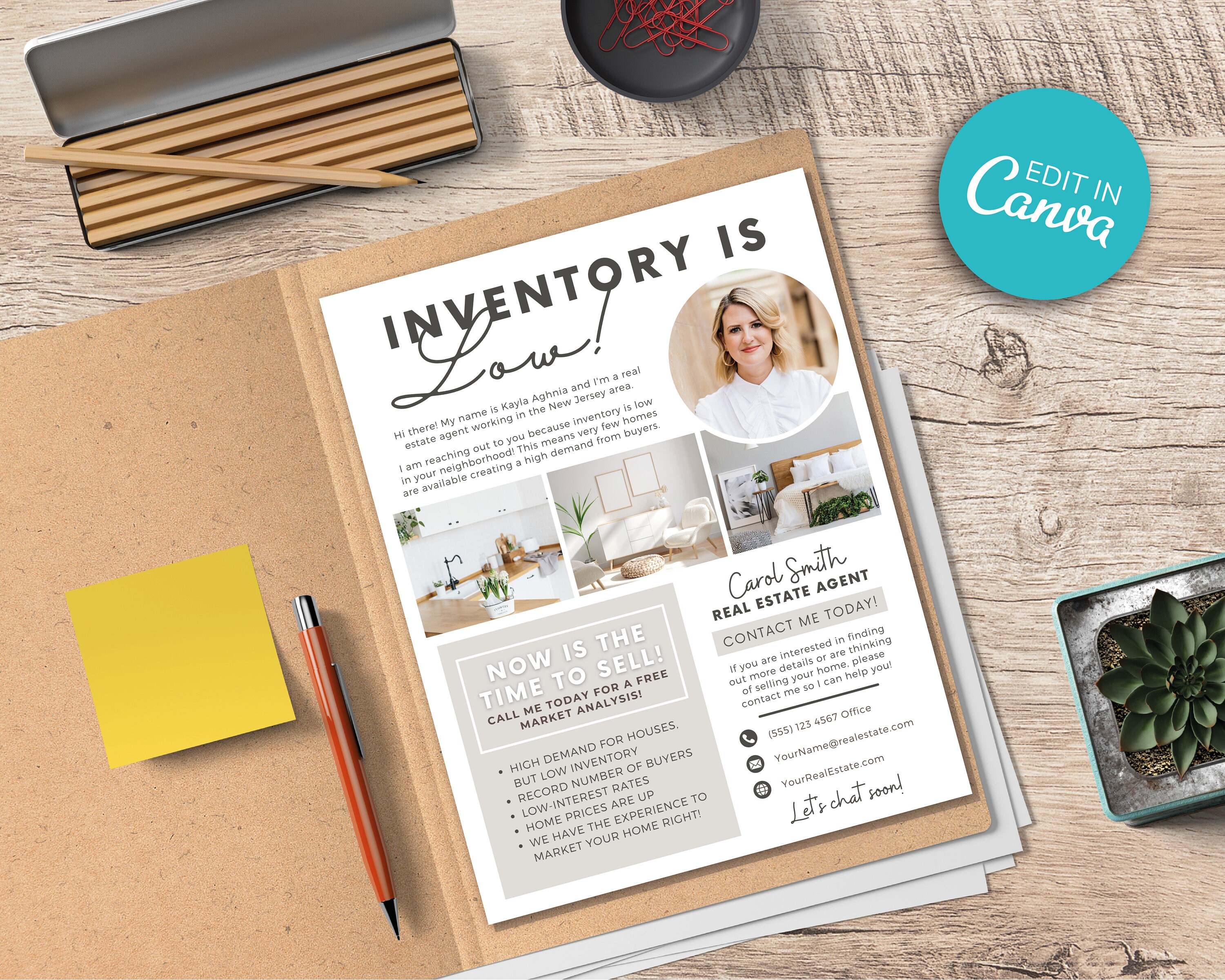 Real Estate Low Inventory Flyer V2 Real Estate Marketing - Etsy