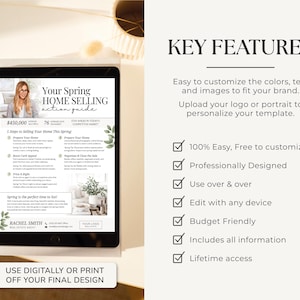 Spring Real Estate Home Selling Flyer | Introduction Flyer | Spring ...