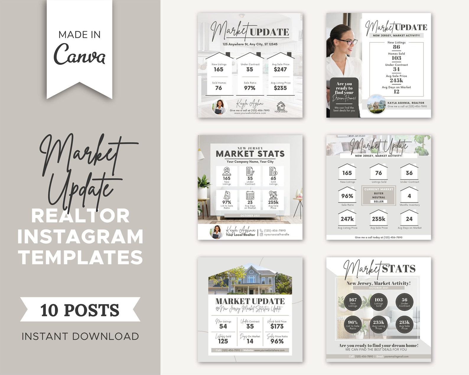 10 Market Update Realtor Instagram Posts | Real Estate Agent Social ...
