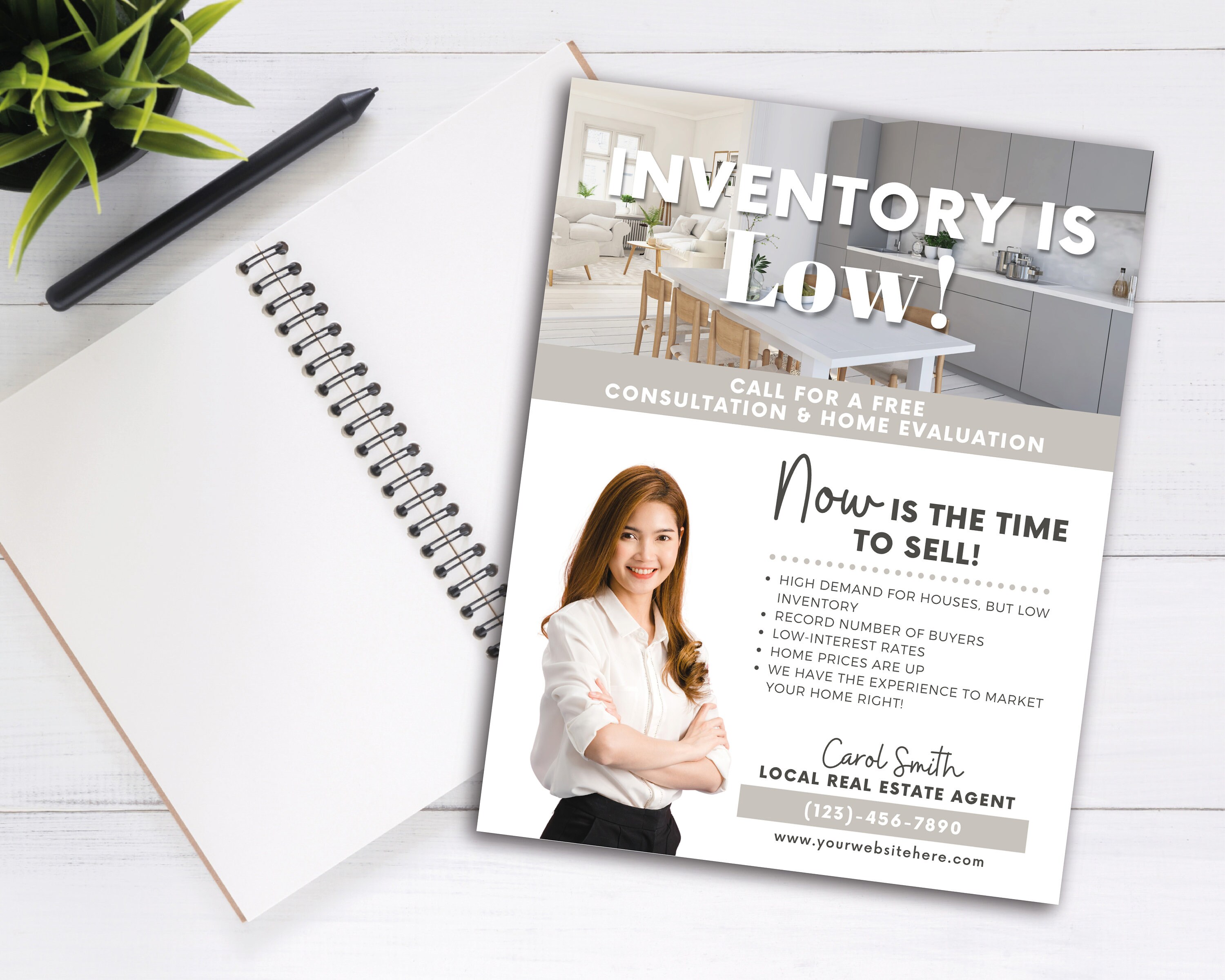 Real Estate Low Inventory Flyer Real Estate Marketing Real - Etsy