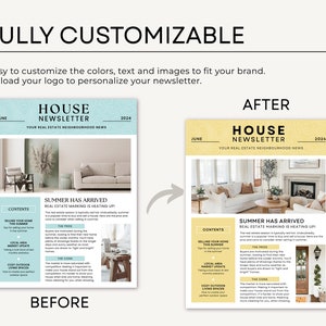 Real Estate June Newsletter | Real Estate Marketing | Realtor Template ...