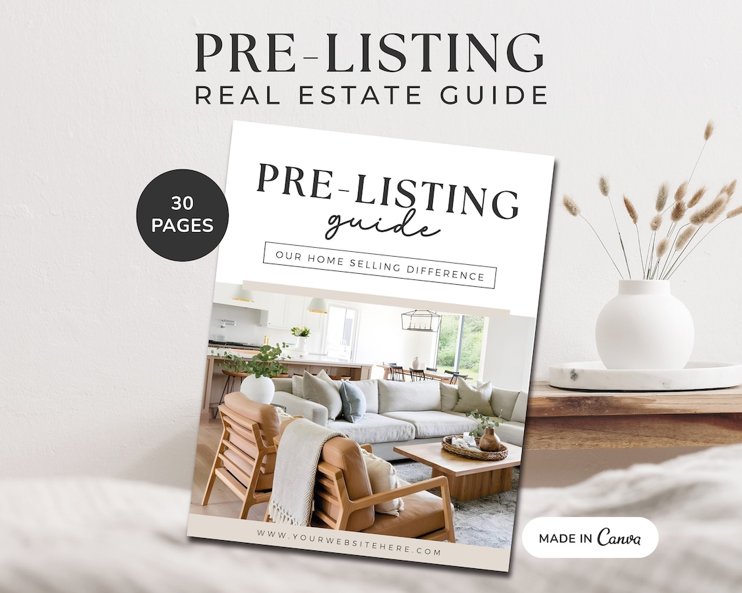 Seller Pre-listing Presentation | Real Estate Template | Seller Guide ...
