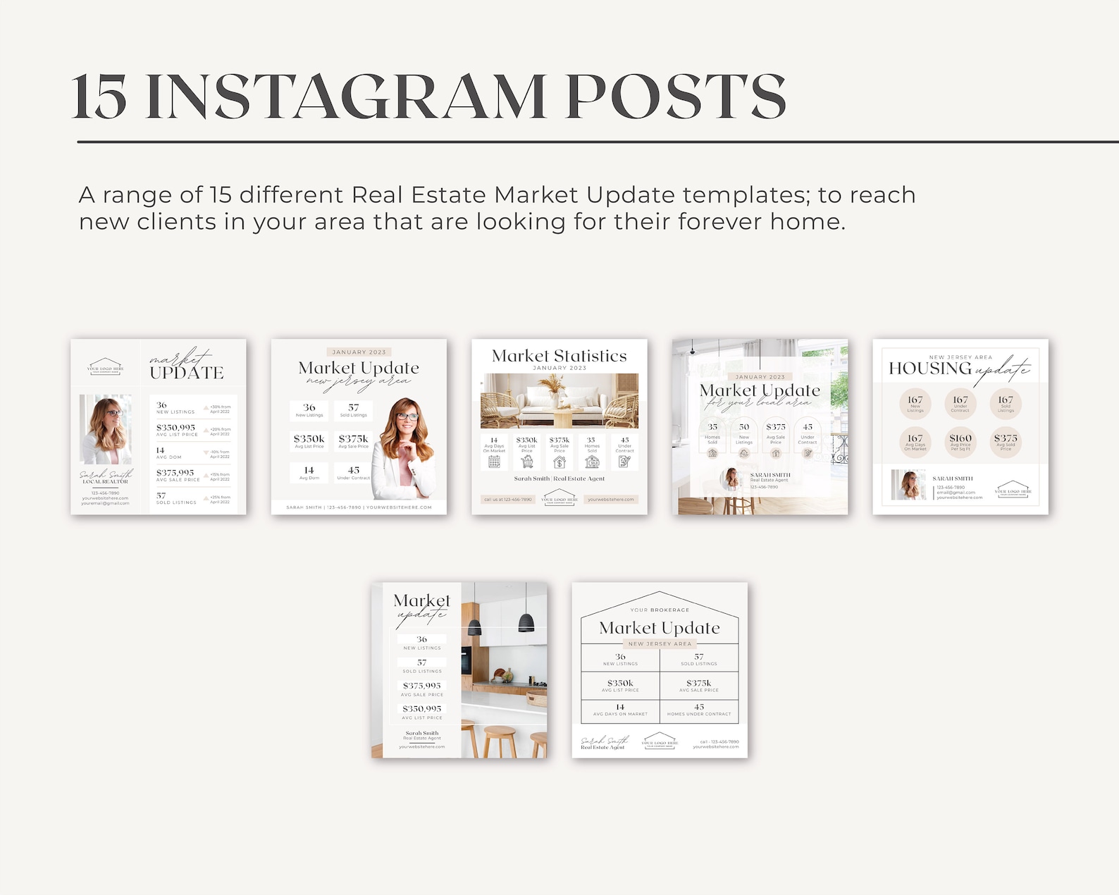 15 Market Update Instagram Posts | Real Estate Social Media | Real ...