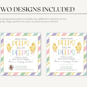 Realtor Easter Pop by Tags | Have Your Peeps Call My Peeps | Real ...