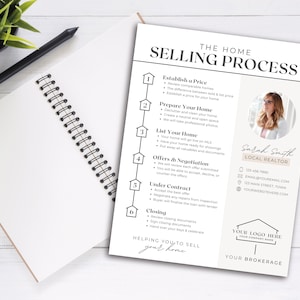 Home Selling Roadmap Flyer | Real Estate Marketing | Home Selling ...