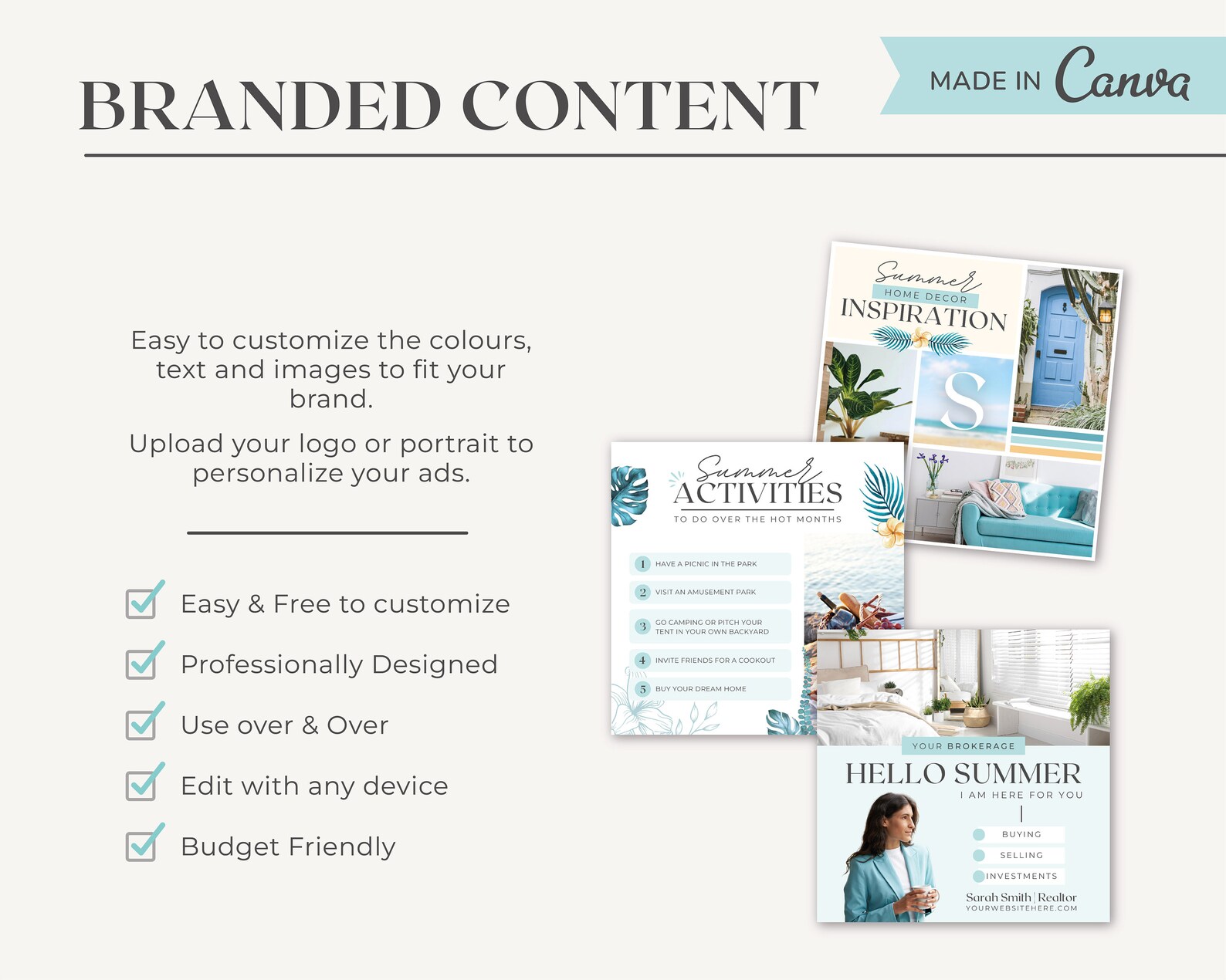 20 Summer Realtor Instagram Posts | Real Estate Social Media Posts ...